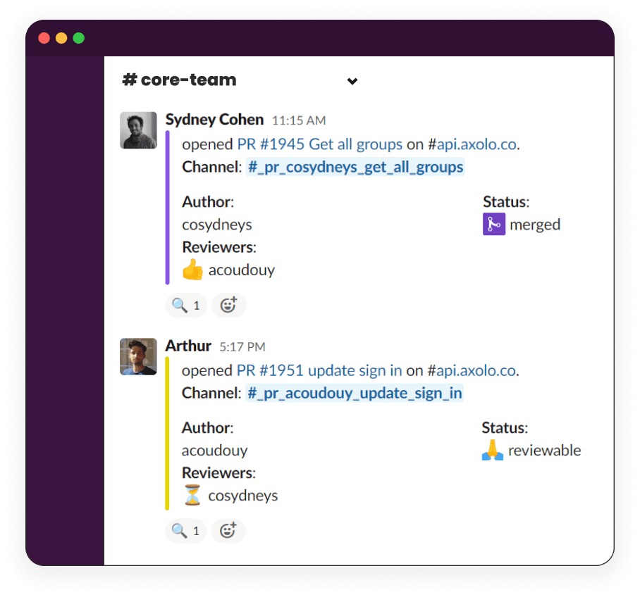 GitHub Code Reviews With Pull Request Channels | Axolo