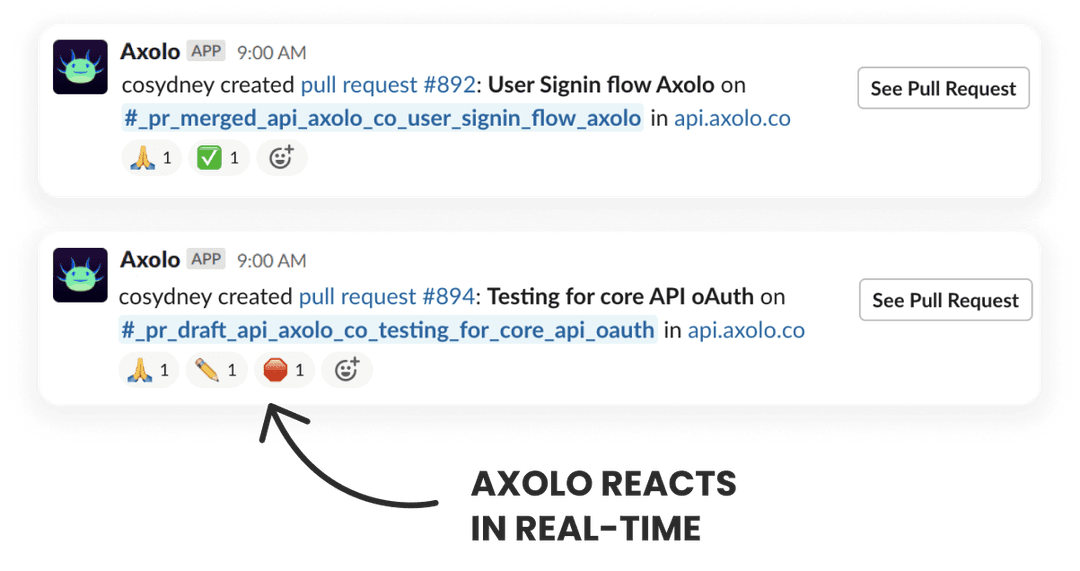 Axolo | GitHub Slack integration for pull requests