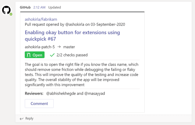 Best three GitHub pull request Microsoft Teams Integration | Axolo Blog